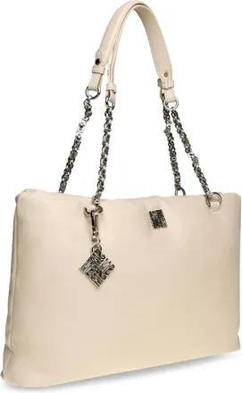 Steve Madden Femme, Sacs, Blanc, Taille: ONE Size Sac fourre-tout &agrave; compartiment large