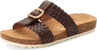 Tamaris Damen Pantoletten, Frauen Clogs, Pantoletten,TOUCHit-Fu&szlig;bett,papaw,pass-form,pepper,pflege-leicht,qualitaet,robust,trend,MOCCA,42 EU