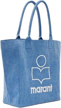 Isabel Marant Sac cabas yenky en toile &agrave; logo brod&eacute;
