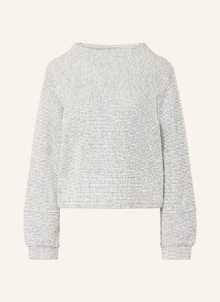 OPUS Pullover Glimsa Mit Abnehmbarer Schluppe weiss