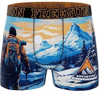 Freegun Boxer Homme Microfibre Wild Life (XL, Adventure A92)