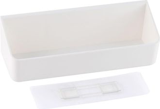 NUOBESTY Nagelfreier Multifunktionaler Hängender Wandkorb aus Robustem Material Wasserabweisend Großer Küchen und Badezimmer Organizer für Kleinigkeiten