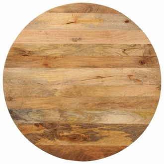 vidaXL Vidaxl - Dessus de table &oslash; 90x3,8 cm rond bois de manguier massif