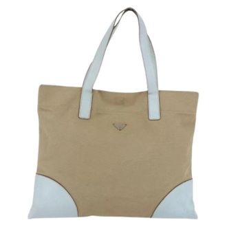 Prada Pre-owned Vintage Tote Bag - - Pre-owned - Damen - Beige - ONE SIZE