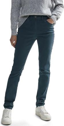 Cecil B377099 Pantalon Skinny, Bleu pétrole Fort, 31W / 30L Femme