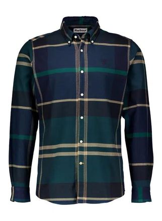 Barbour Herren Hemd gr&uuml;n kariert