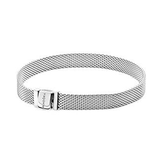 Pandora Femme, Accessoires, Blanc, Taille: ONE Size Bracelet Reflexions Mesh