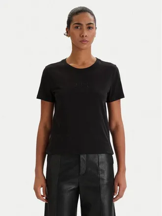 A|X Armani Exchange T-Shirt XW001459 AF10356 UC001 Schwarz Regular Fit