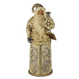 Enesco Jim Shore Heartwood Creek Weihnachtsmann mit Glocke