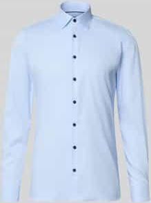 Olymp No. 6 Super Slim Fit Businesshemd aus Baumwoll-Mix