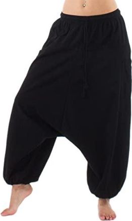 Coline Sarouel Femme Fourche Basse - Couleur : Noir - Taille : S/M