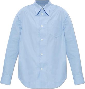 Ami Femme, Blouses et Chemises, Bleu, Taille: 38 FR Chemise Oversize