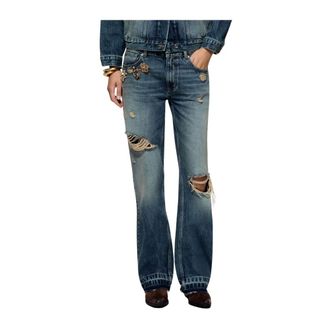 Liu Jo Tejano Pant Droit Spille - Femme - Jeans - Bleu - Taille: W25