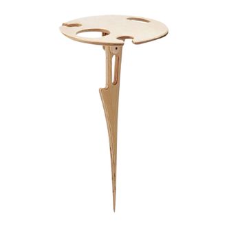 Generic Faltbarer Campingtisch, kleiner Picknicktisch, Campingbedarf, tragbarer St&auml;nder, Flaschenhalter f&uuml;r Hof, Garten, Terrasse, Strand, Rasen, Wandern, Hec