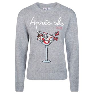 MC2 Saint Barth Pull &agrave; manches longues New Queen C - Femme - Pulls - Gris - Taille: 38 FR