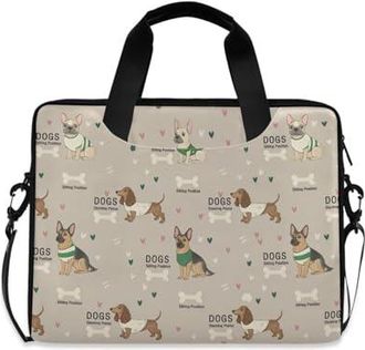 Alaza Sac pour ordinateur portable de 40,6 &agrave; 15,6 avec motif de chat mignon et dempreintes de pieds, sac pour ordinateur portable de 40,6 &agrave; 15,6 cm, sacoche