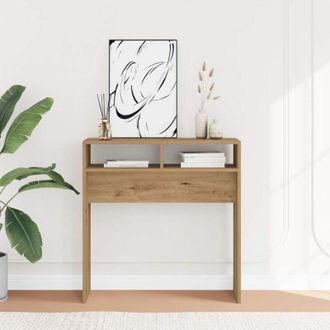 vidaXL Table console ch&ecirc;ne artisanal 78x30x80 cm bois ding&eacute;nierie Vidaxl