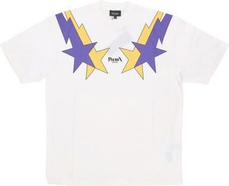 Phobia Archive Homme, Tops, Blanc, Taille: L Starry Lightning Tee
