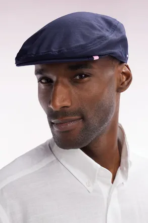 Eden Park Casquette B&eacute;ret En Twill De Coton Marine
