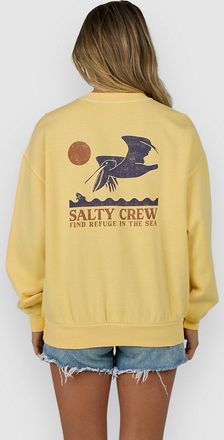 Salty Crew Lunch Time Crew Sweater dusty gold