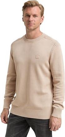 Tom Tailor 1048024 Pull-Over, 16764-Light Cashmere, M Homme