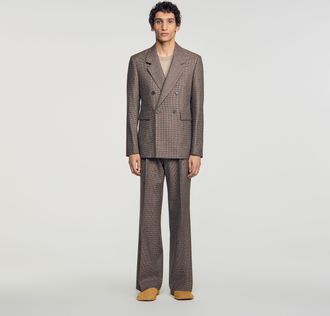 Sandro Veste de costume en laine