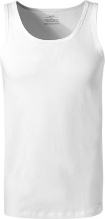 CALIDA Herren Tanktop weiß Reine Baumwolle unifarben
