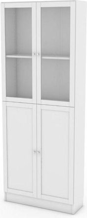 ebuy24 Ebuy24 - Base Regal 4 Türen. Weiss