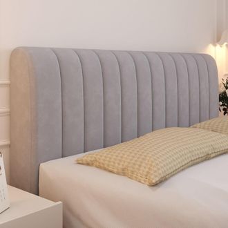 Generic Kopfteilbezug for Doppelbetten, Queensize-Betten und California Kingsize-Betten, Dicker, 360&deg;-Rundumbezug aus dick gepolstertem PP-Baumwollmaterial, w