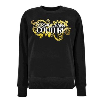 Versace Jeans Couture Barock Sweatshirt - - Sweatshirts & Hoodies - Damen - Schwarzk - XS