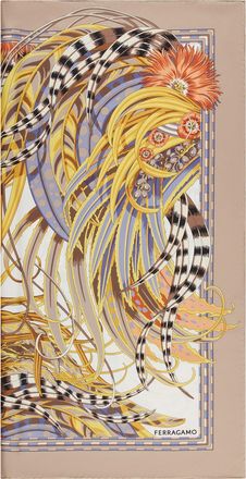 Ferragamo Ferragamo Seidentuch weiss