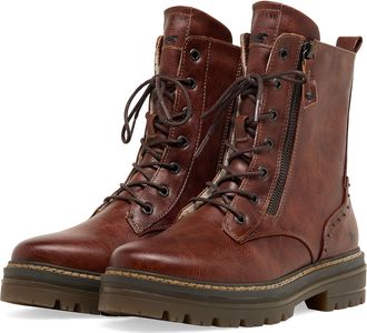 Mustang Jeans Damen Stiefelette gef&uuml;ttert Braun EU 41 Braun EU 41