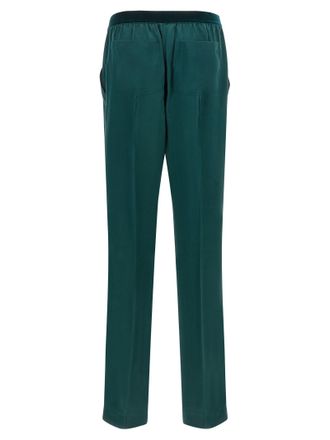 Tom Ford Silk Satin Pajama Trousers - teal