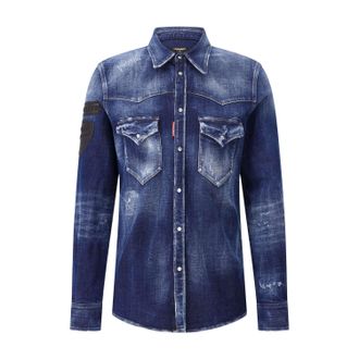 Dsquared2 Hemd aus Denim