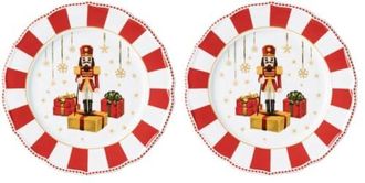 Hutschenreuther Weihnachtskollektion Christmas Love red Teller flach 22 cm (Packung mit 2)