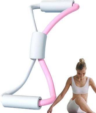 Generic &Uuml;bungsband Figur 8 f&uuml;r Damen, Widerstandsb&auml;nder Figur 8 | &Uuml;bungsb&auml;nder in 8er-Form f&uuml;r Fitness, ergonomisches Griffwiderstandsband f&uuml;r Training