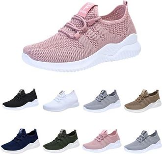 Generic Chaussures de marche confortables pour femme - L&eacute;g&egrave;res et respirantes - En maille - Orthop&eacute;diques - Chaussures dentra&icirc;nement douces et confortables &agrave; 