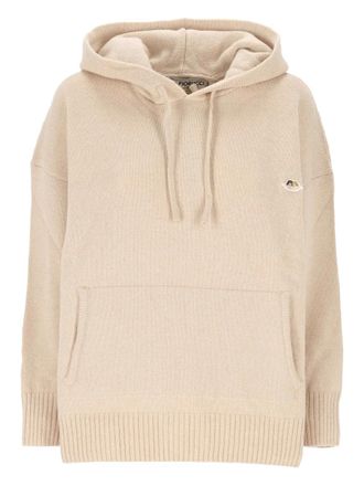 Fiorucci hoodie à broderie angle - Tons neutres