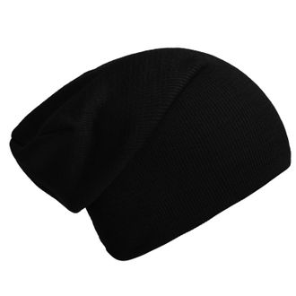 DonDon M&uuml;tze Herren M&uuml;tze Damen Winterm&uuml;tze Slouch Beanie - Schwarz
