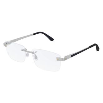 Cartier D&eacute;cor C randlose rechteckige Fassung - - Accessories - unisex - Grau - 57 MM