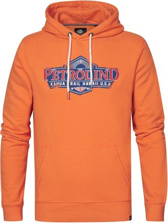 Petrol Industries Herren Sweater Hooded Pullover, Orange (Blazing ORANGE), Small