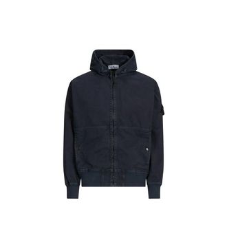 Stone Island Sweat droit zipp&eacute; en coton