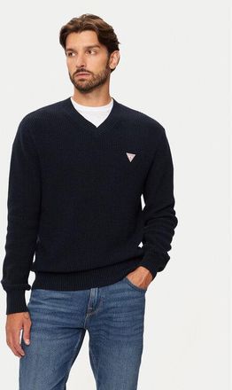 Guess Pullover M4BR33 Z3HM1 Dunkelblau Regular Fit