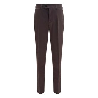 Brunello Cucinelli Gef&auml;rbte Baumwollhose - - Trousers - Herren - Braun - 3XL