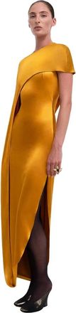 Galvan Femme, Robes, Jaune, Taille: 38 FR Clandestine Dress