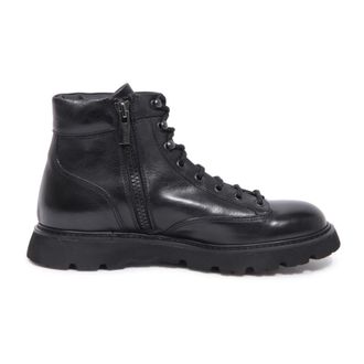 Doucal's Vintage Anfibio Stiefel - - Shoes - Herren - Schwarzk - 42 EU