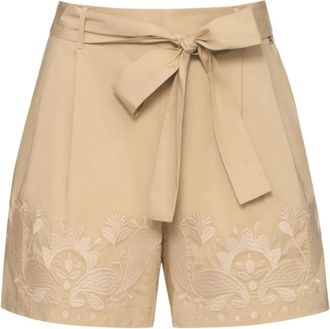 Twinset Femme, Shorts, Beige, Taille: 38 FR Shorts