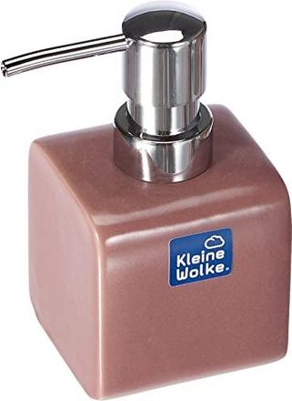 Kleine Wolke Cubic Seifenspender, Steinzeug, Beere, Maße ca. 73 x 127 mm