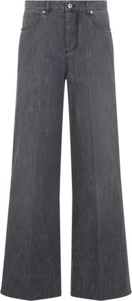 Bottega Veneta Femme, Jeans, Noir, Taille: 32 FR Palazzo Denim Jeans