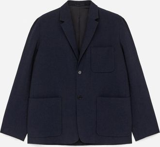 Arket Strukturierter Blazer -Blau